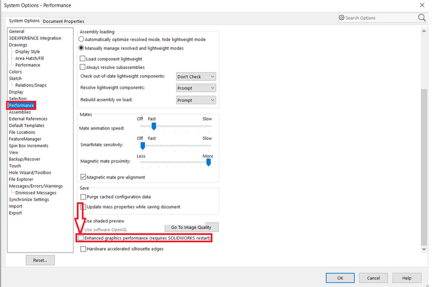 How to Troubleshoot Graphics Issues in SOLIDWORKS Design