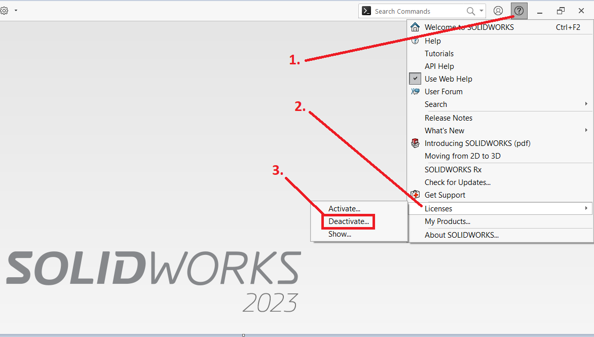 How to Activate or Deactivate Your SOLIDWORKS Standalone License