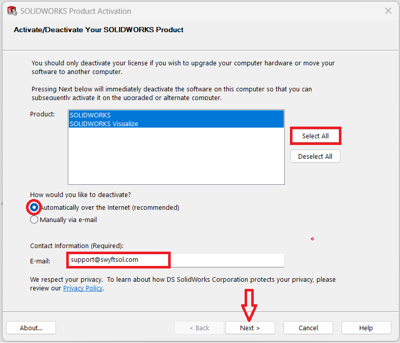How to Activate or Deactivate Your SOLIDWORKS Standalone License