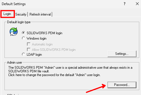 How to Reset the SOLIDWORKS PDM Admin Password