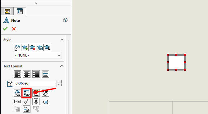 How to Link a Property in a Note of a Drawing in SOLIDWORKS