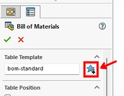 How to Save and Use a Custom Bill of Materials (BOM) Template in SOLIDWORKS
