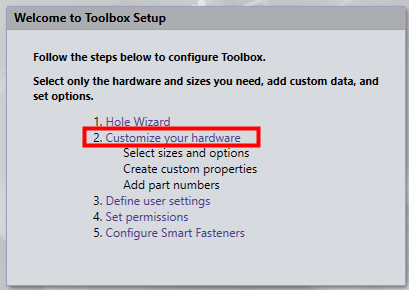 How to Add Custom Properties to SOLIDWORKS Toolbox Components