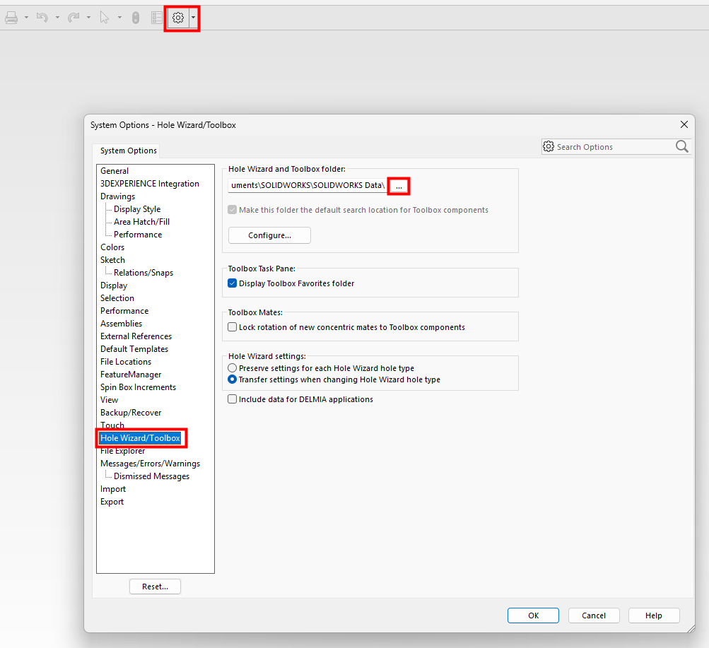 How to Set Up a Shared Toolbox in SOLIDWORKS